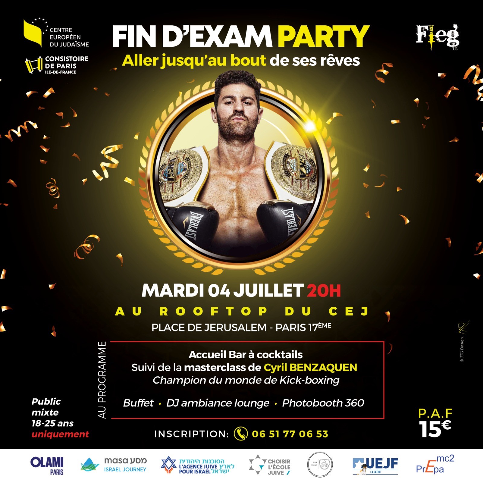 Fleg : Fin d’Exam Party - Consistoire de Paris